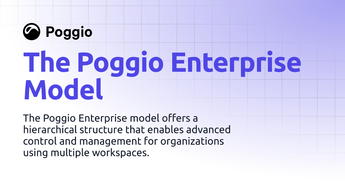 The Poggio Enterprise Model Poggio Docs