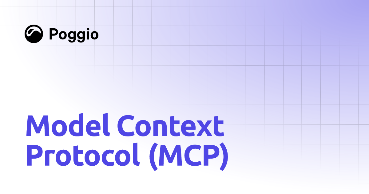 Model Context Protocol (MCP) | Poggio Docs